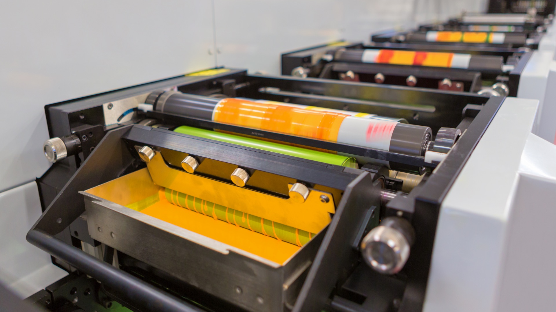 Rotary, flexographic and screen printing